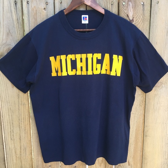 Vintage | Shirts | Vintage Single Stitch Michigan T Shirt Euc Sz Xl ...